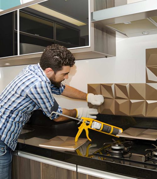 Kitchen Wall Tile Work Dubai | Ehsas Technical and Cleaning Service